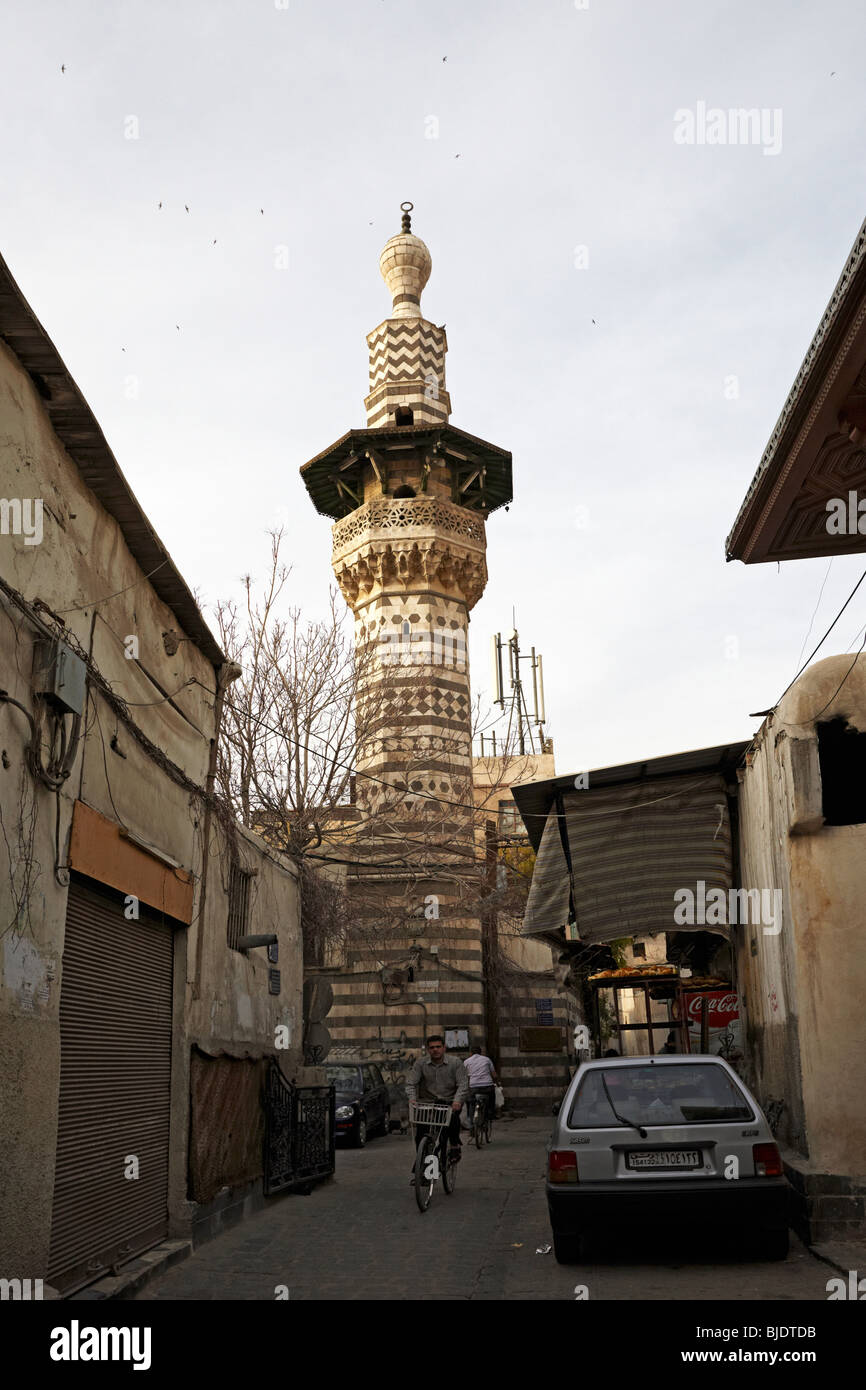 Damascus straight street hi-res stock photography and images - Alamy