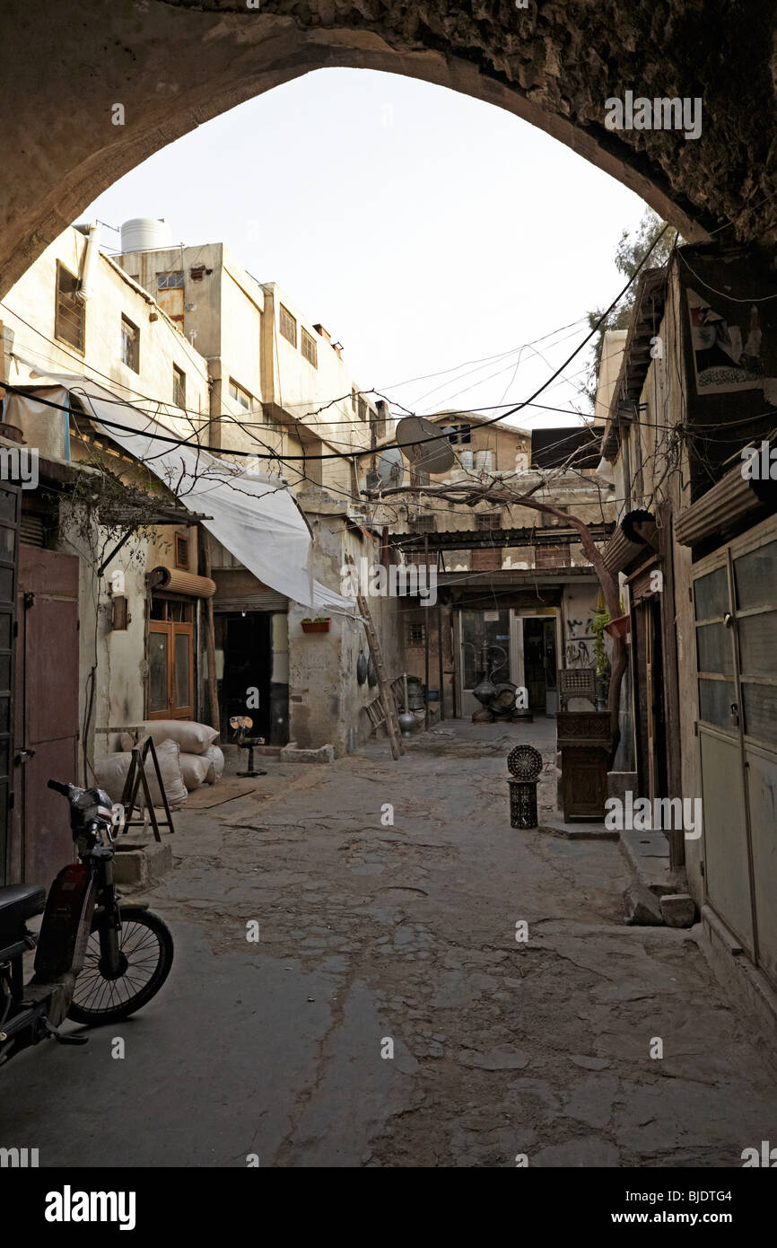 Damascus straight street hi-res stock photography and images - Alamy