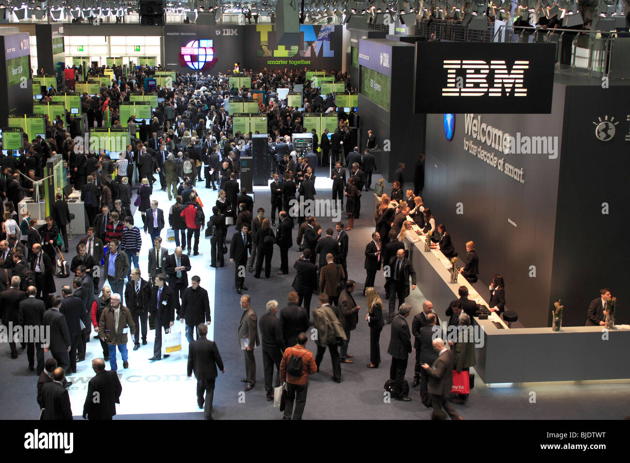 Worlds largest computer expo hall 2 hi-res stock photography and images ...