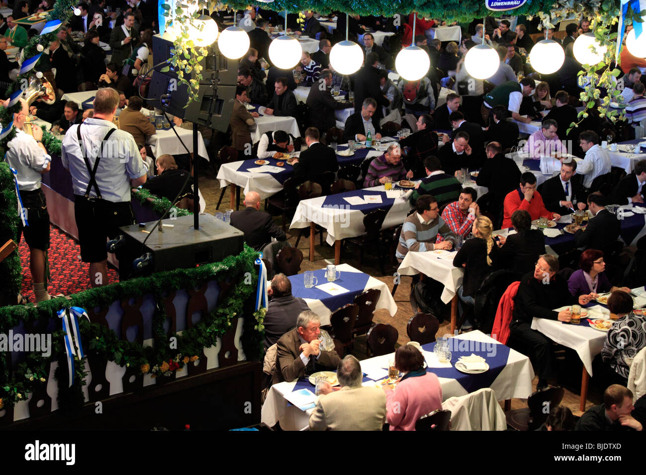 CeBIT 2010, world`s largest computer expo, the Munich Hall is the ...
