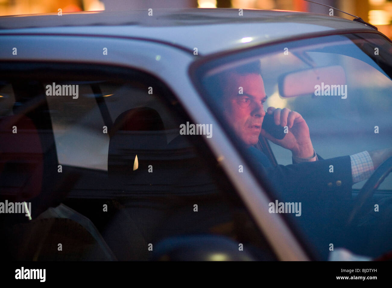 Waiting in traffic, Rodeo Drive, Beverly Hills, Los Angeles County ...