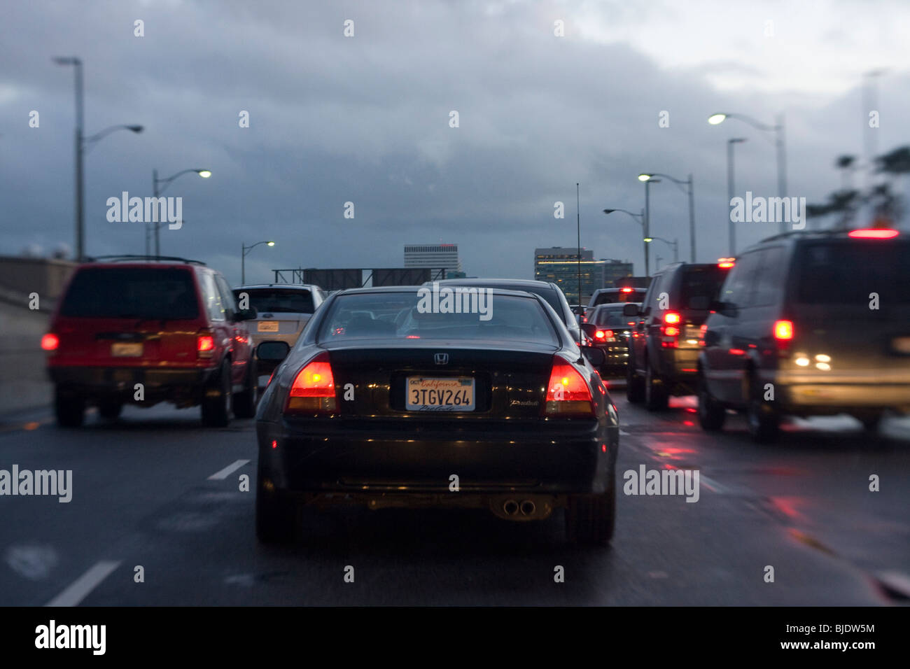 Driving on dark rainy night hi-res stock photography and images - Alamy