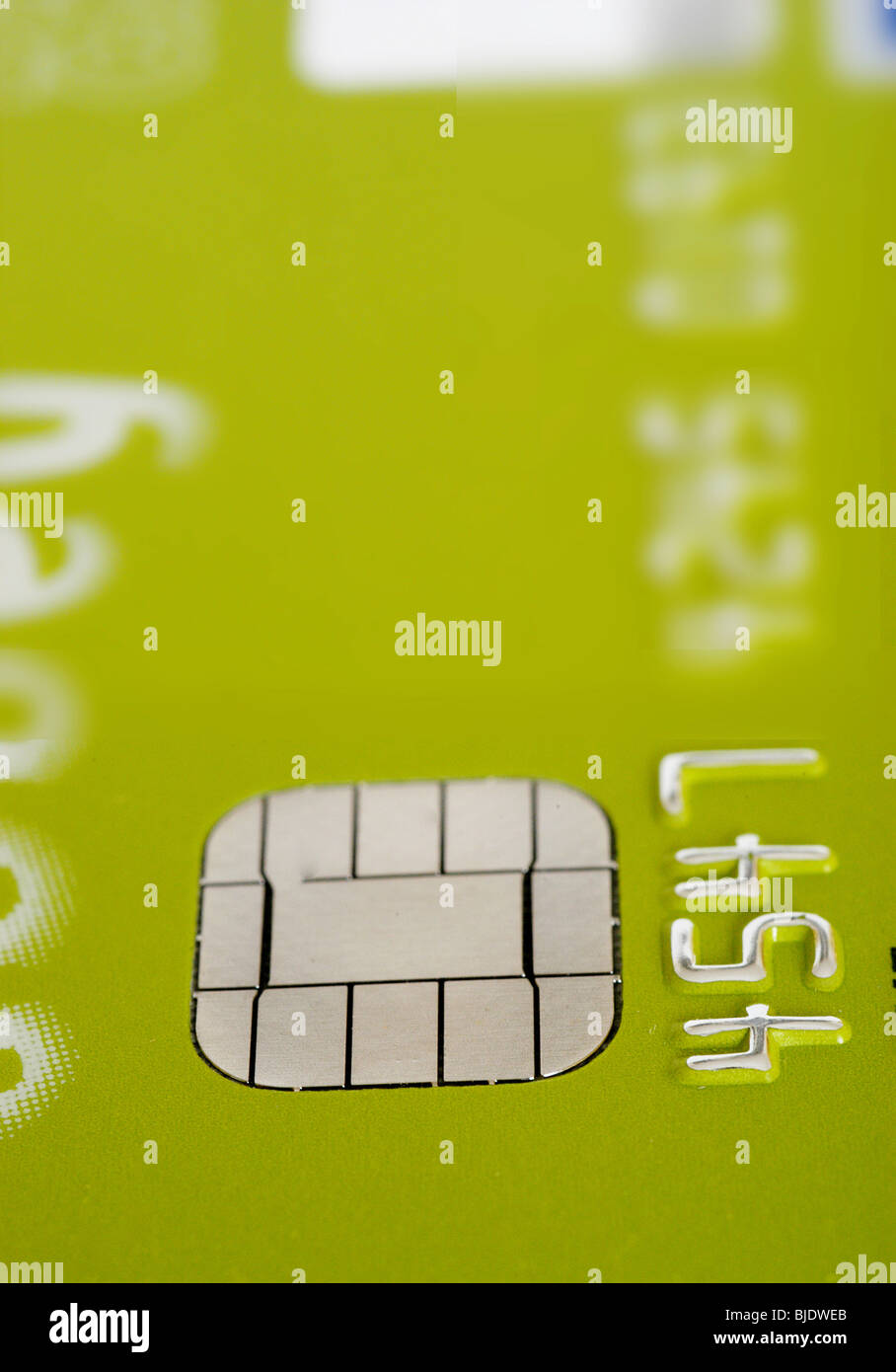 CHIP ON AN ABBEY CREDIT / DEBIT CARD Stock Photo - Alamy