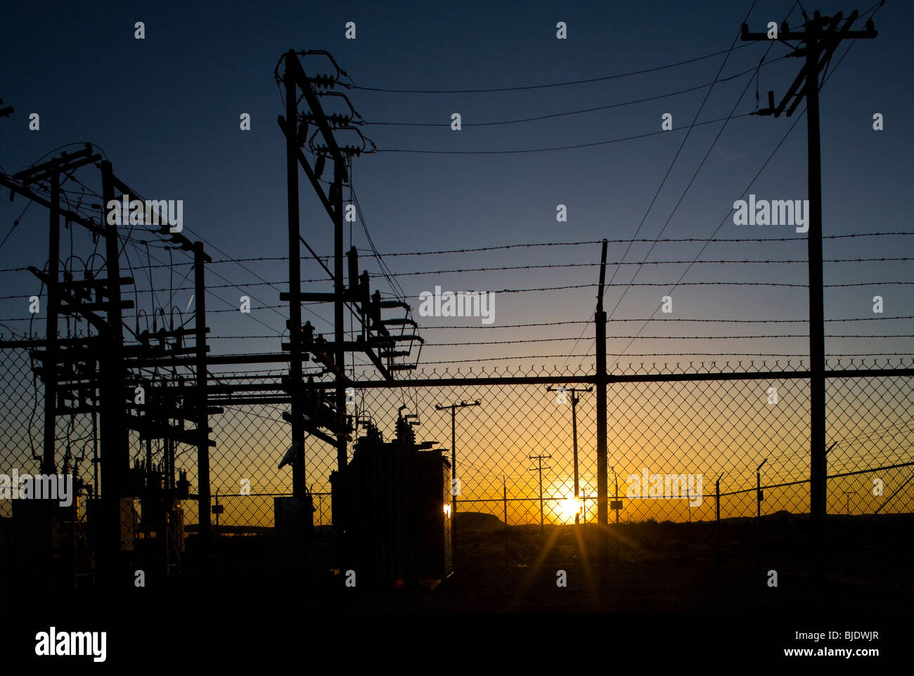 Power line lines hi-res stock photography and images - Alamy