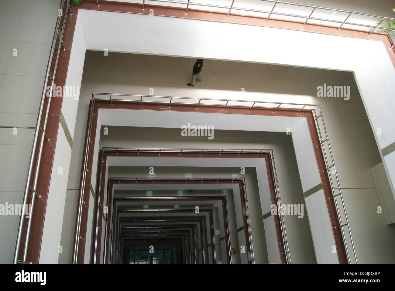 Technopark IT Building Inside view from Top Most Floor Stock Photo - Alamy