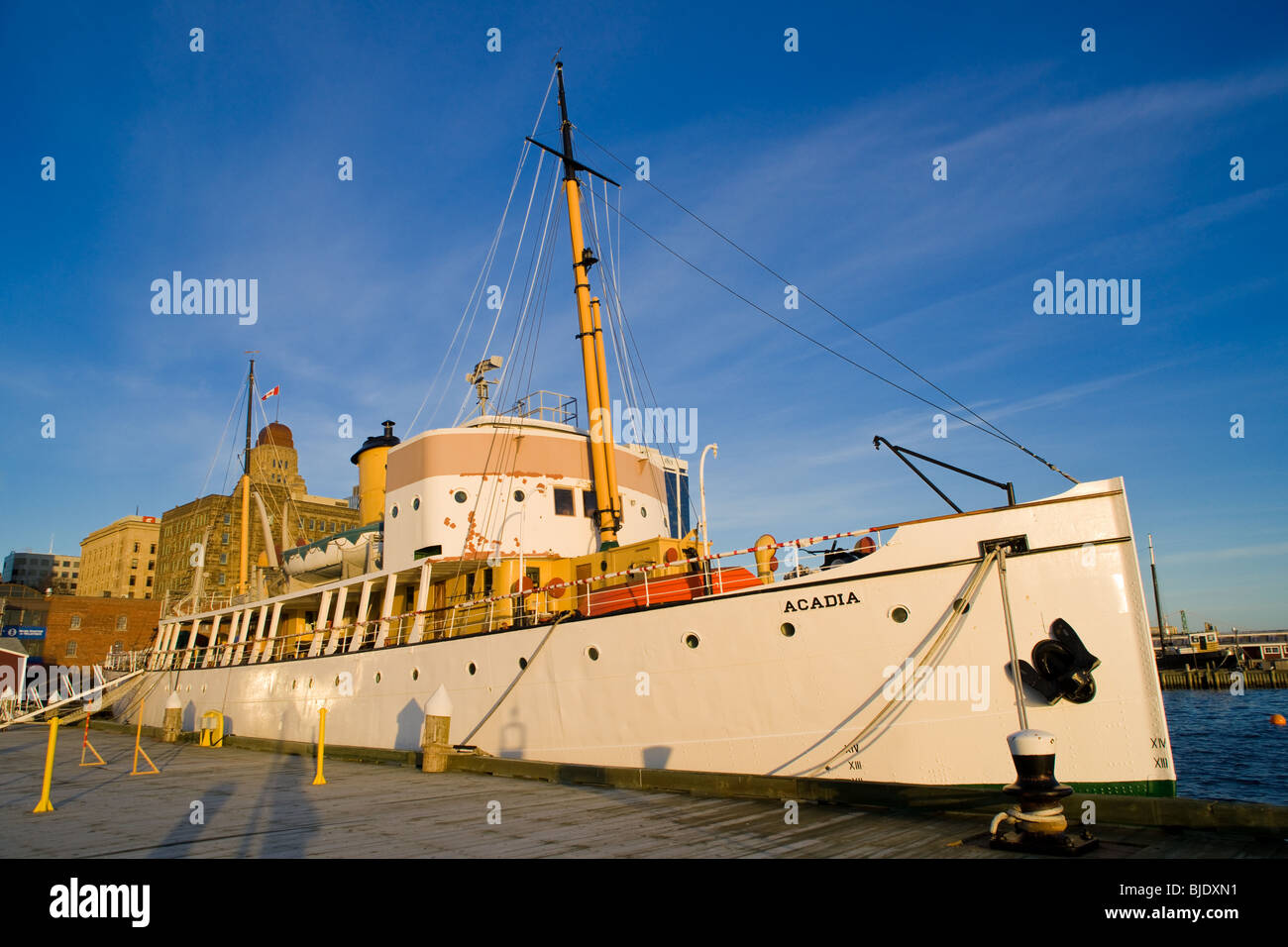 CSS Acadia is a retired hydrographic survey vessel on display at the ...