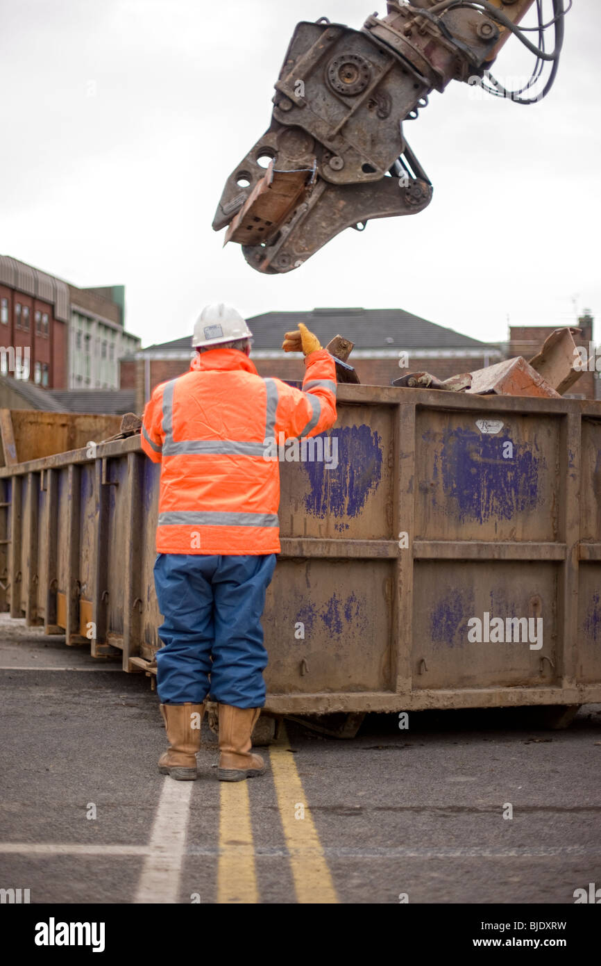Demolition squad destroy old building hi-res stock photography and ...
