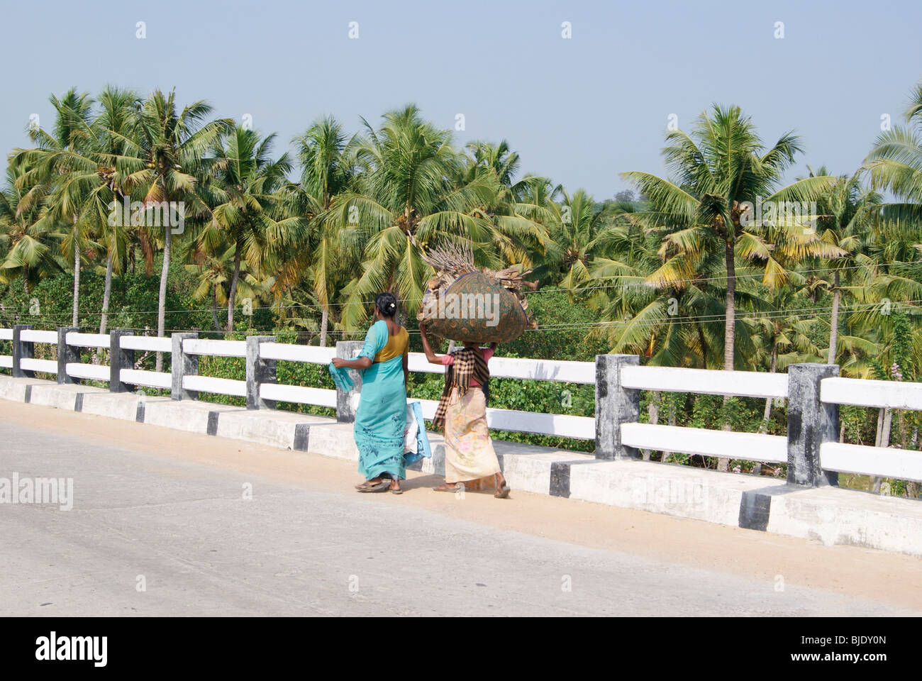 Hard Working Bold Indian Women carrying Heavy Load on their head at Hot ...