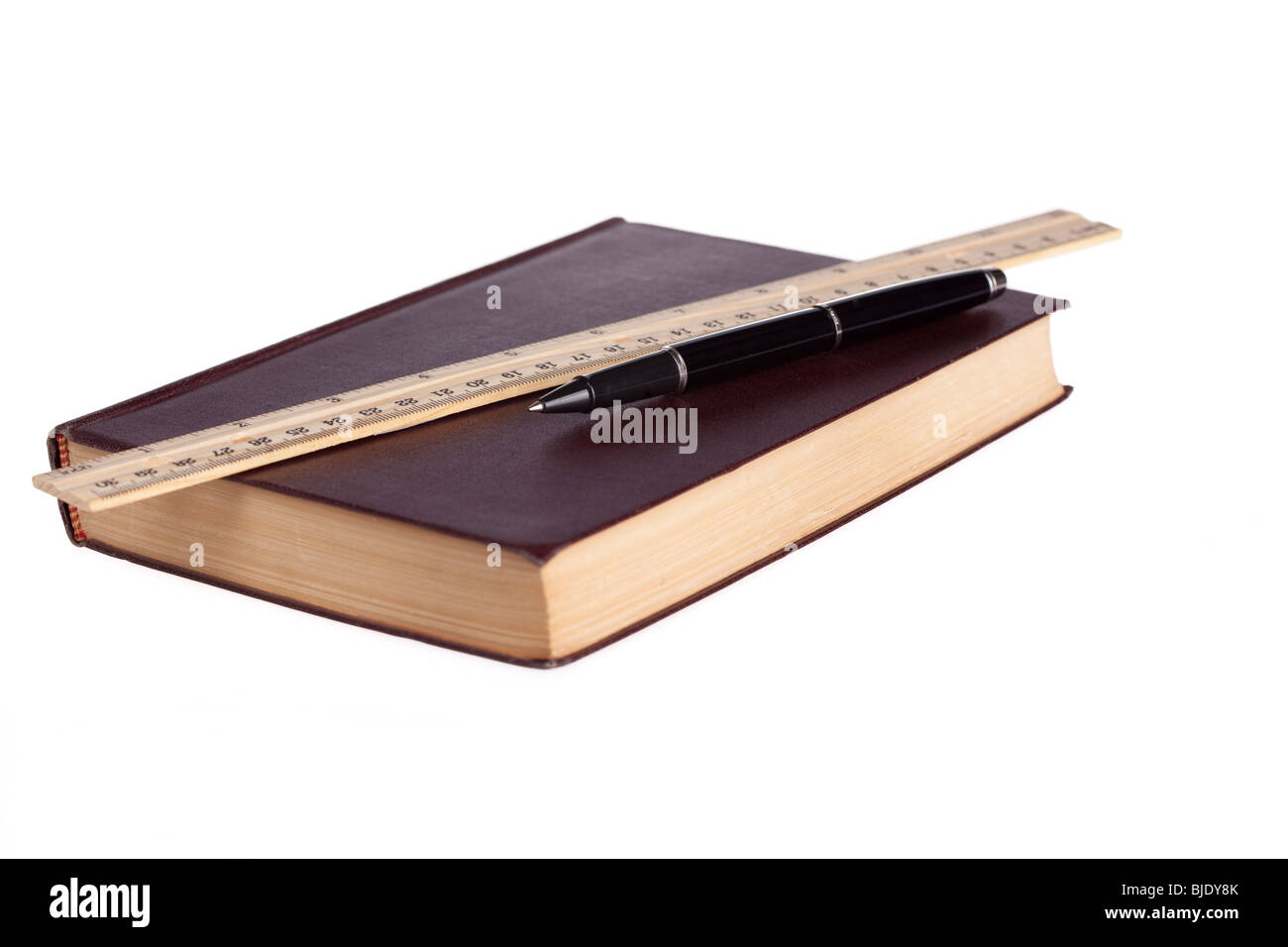 Leather book hi-res stock photography and images - Alamy