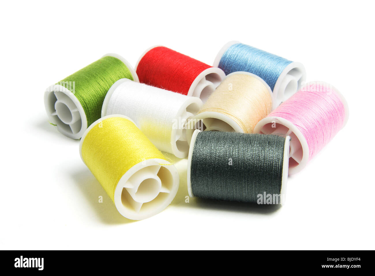 Spools of Thread Stock Photo - Alamy