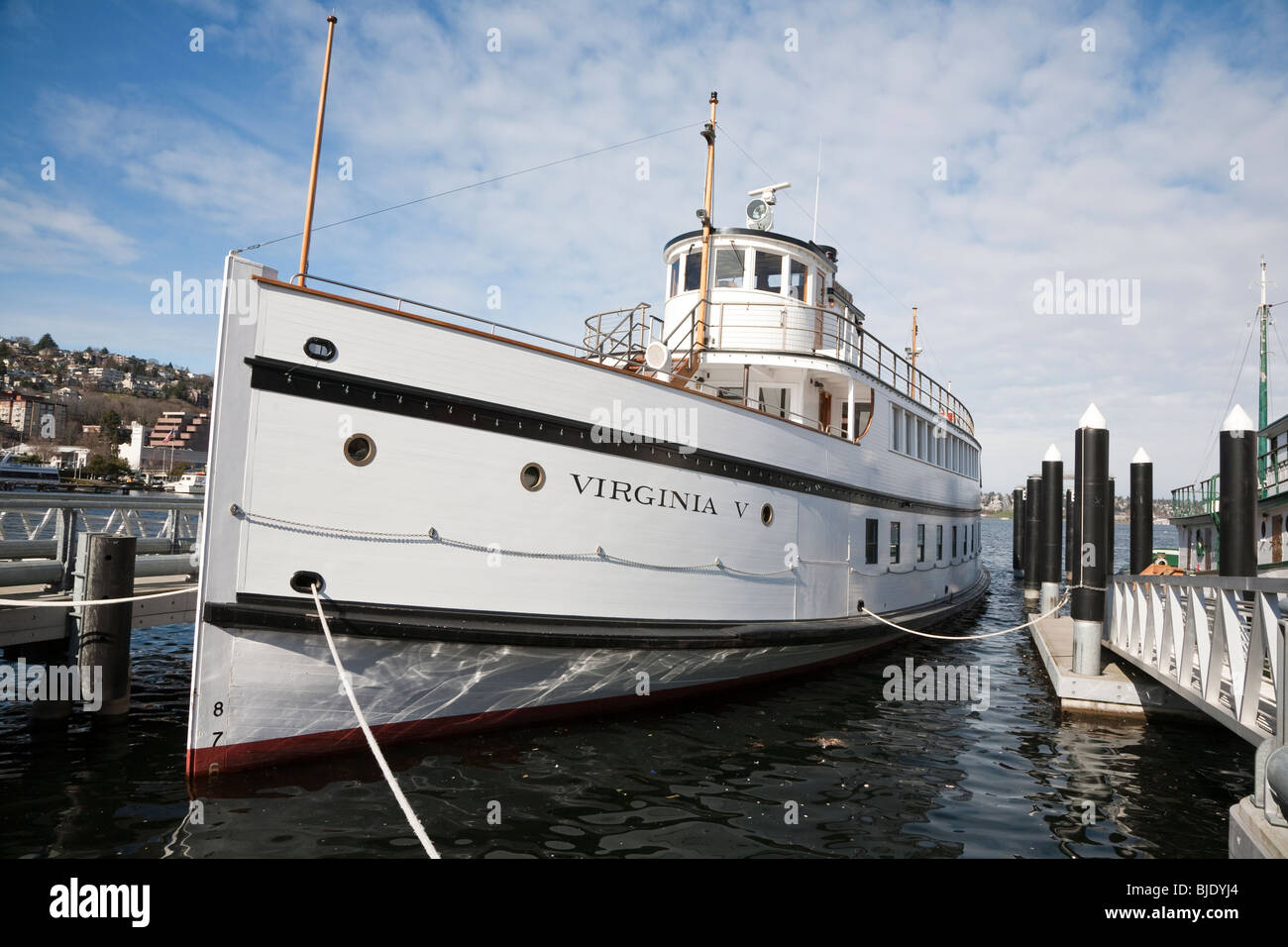 Steamship Virginia V docked at Lake Union Park, South Lake Union ...