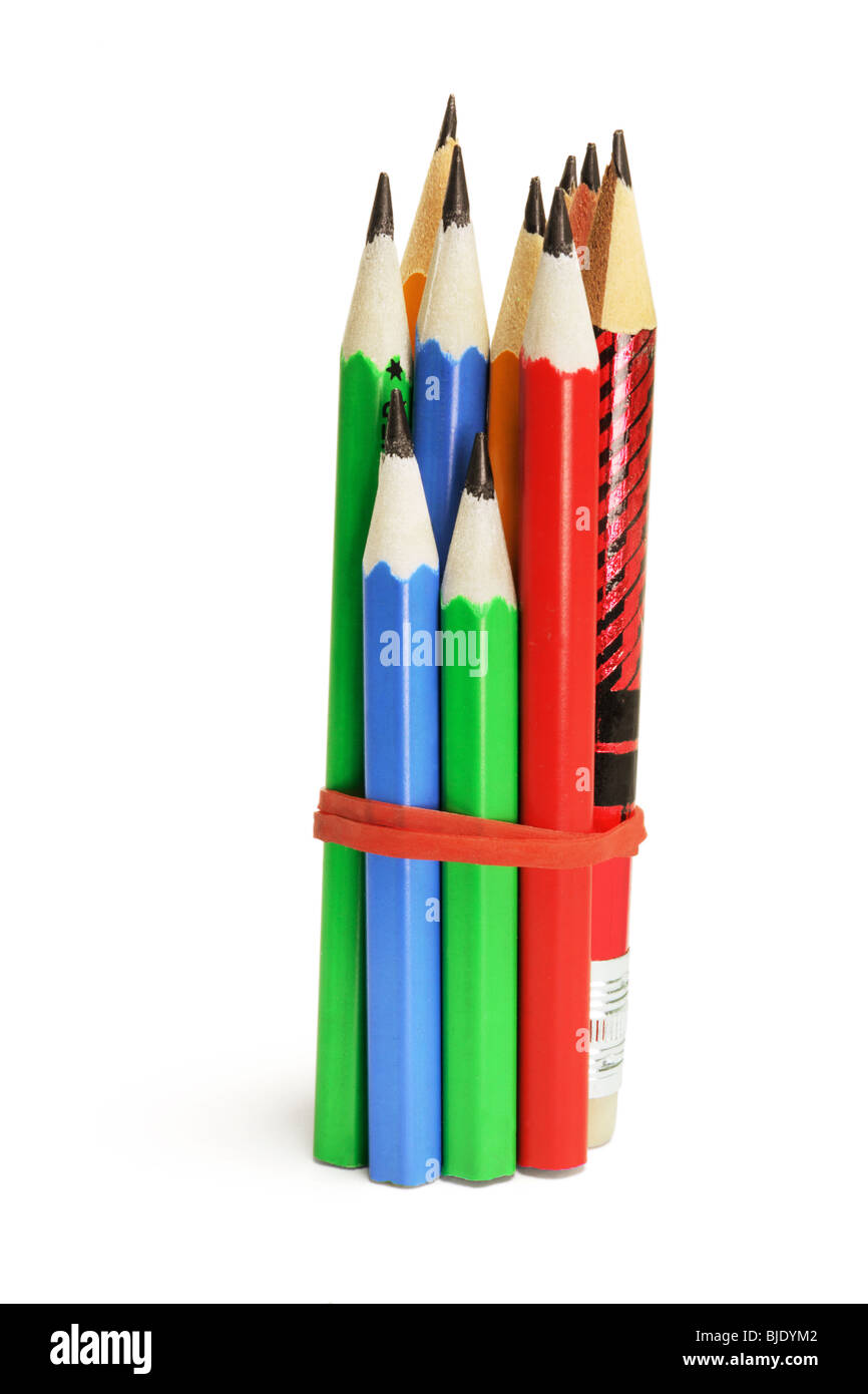 Bundle of Pencils Stock Photo - Alamy
