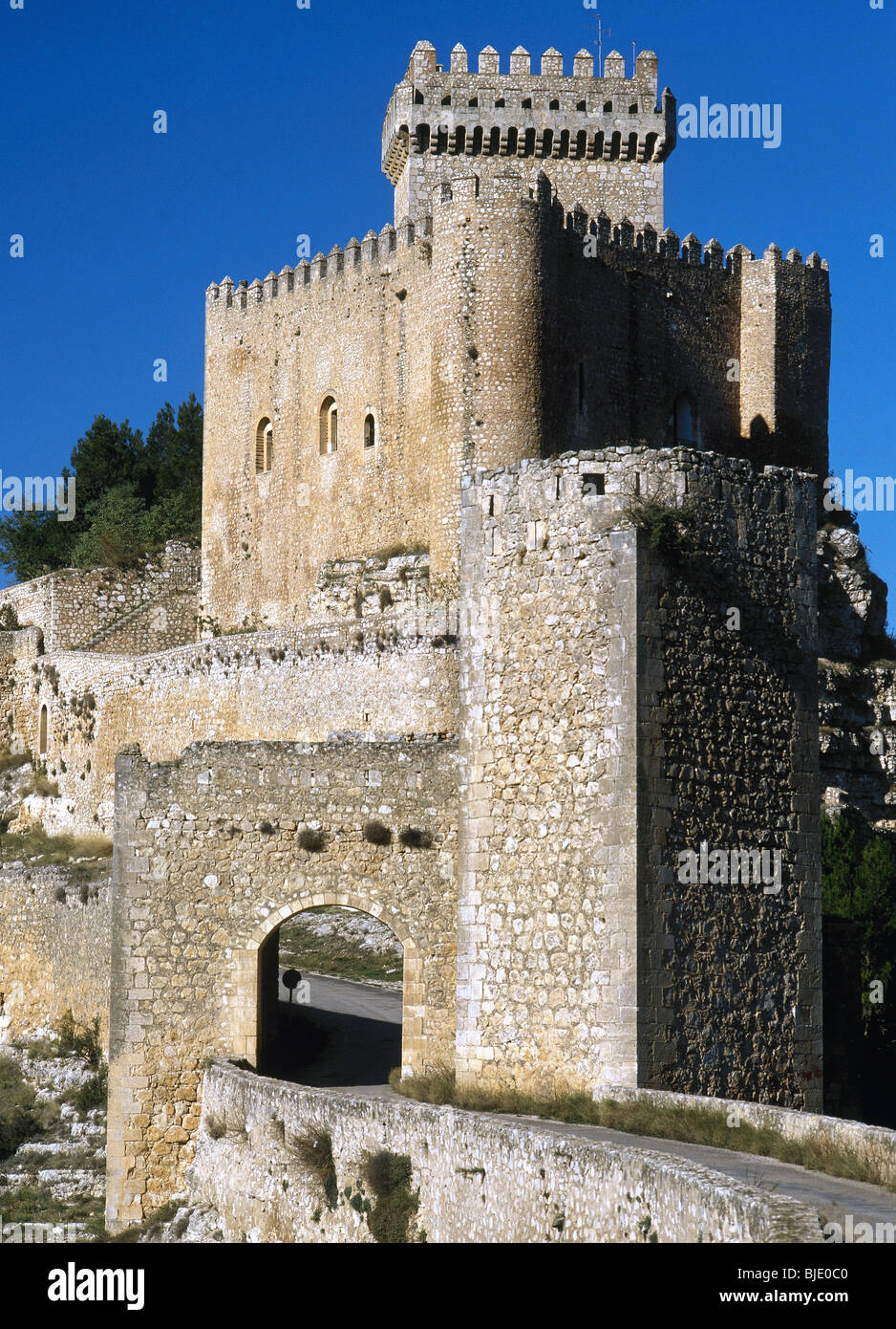 ALARCON. Castle. Province of Cuenca. Castile-la Mancha. Spain Stock ...