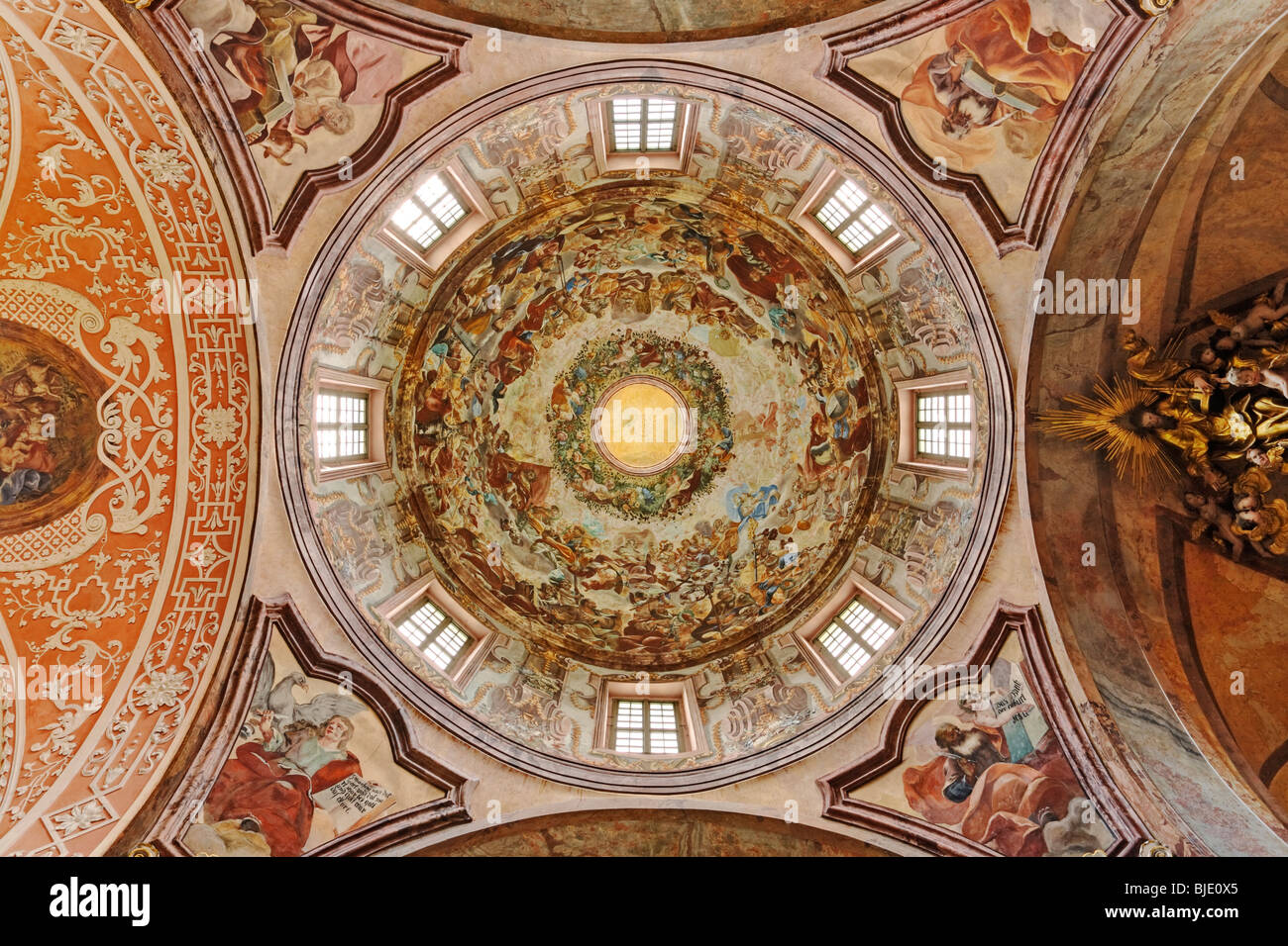 Painted murals in a church hi-res stock photography and images - Alamy