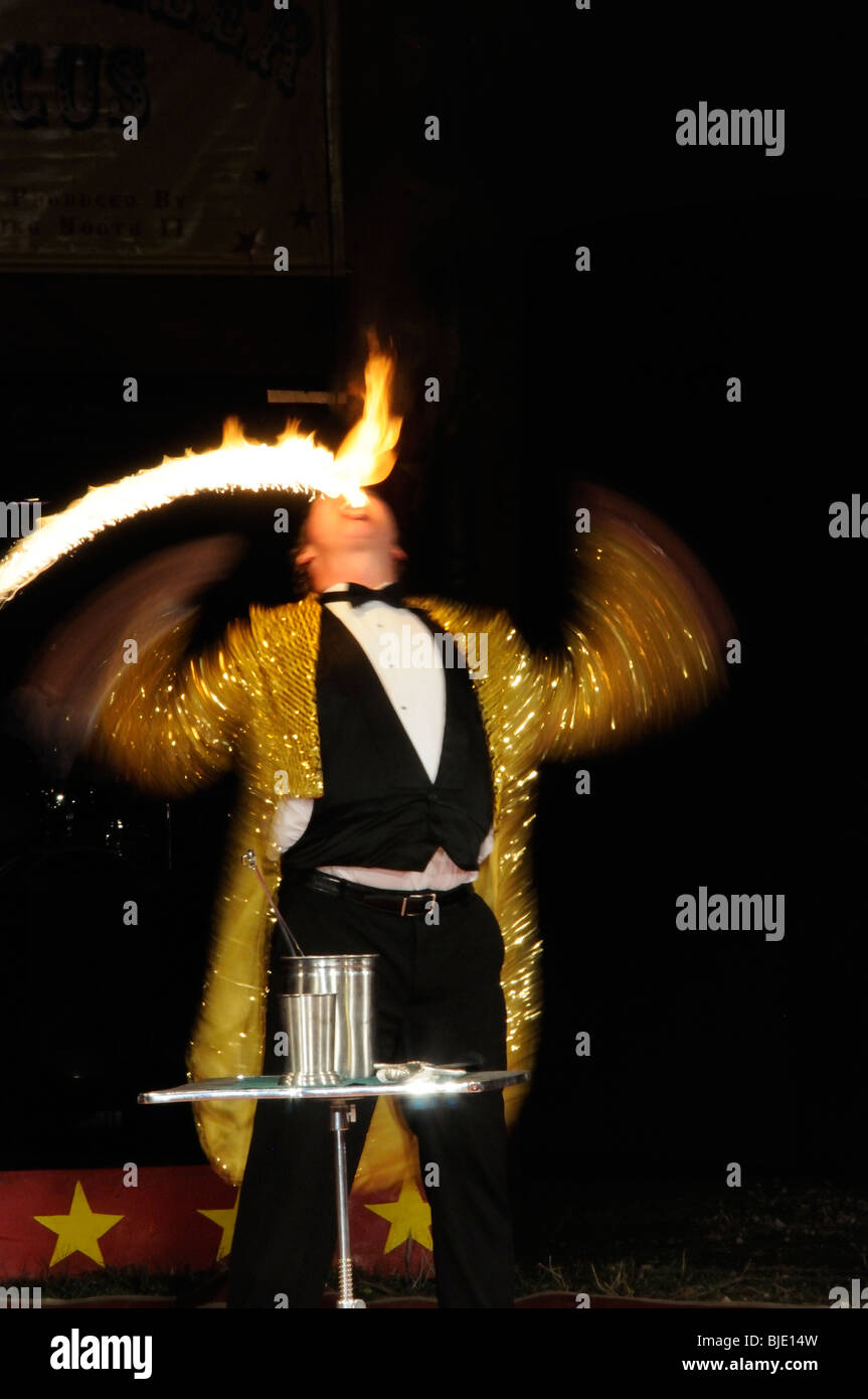 Fire eating circus hi-res stock photography and images - Alamy