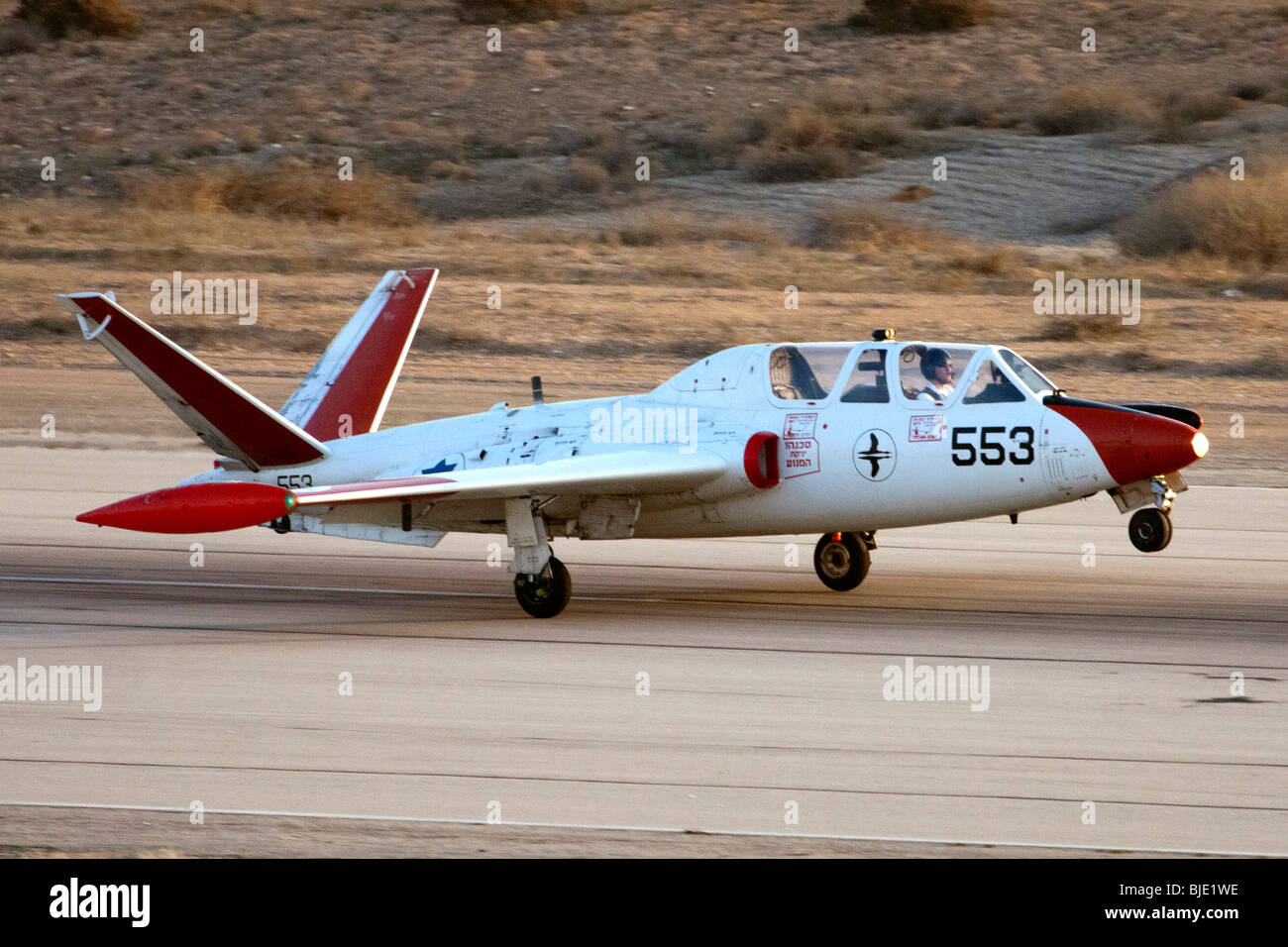 Israeli Air force (IAF) Fouga Magister CM-170 at take off Stock Photo ...