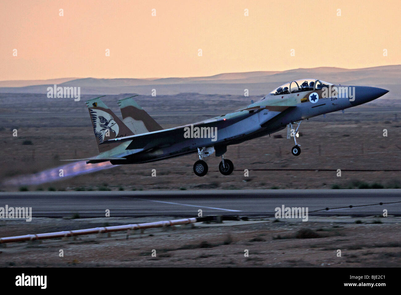 Israeli Air force F-15I Fighter jet at takeoff Stock Photo - Alamy