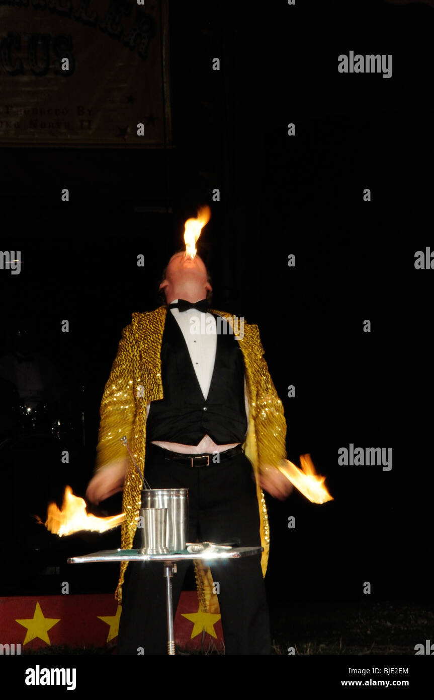 Fire eating circus hi-res stock photography and images - Alamy