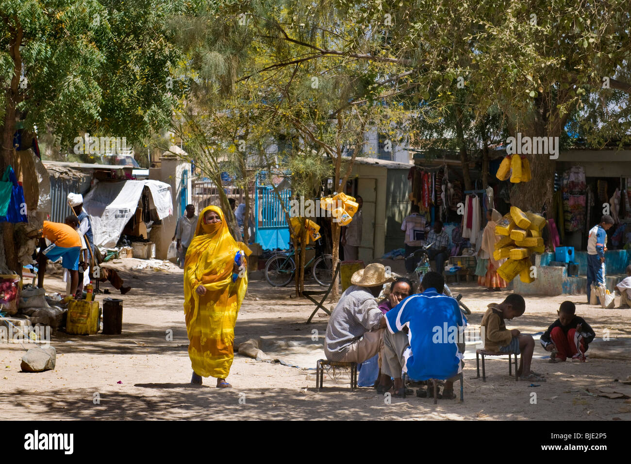 Traditional market, Keren, Eritrea Stock Photo - Alamy