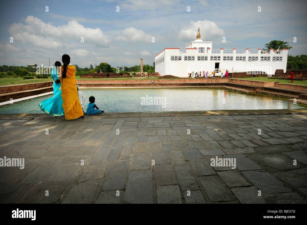 The Buddha's birth place in Lumbini, Nepal Stock Photo - Alamy