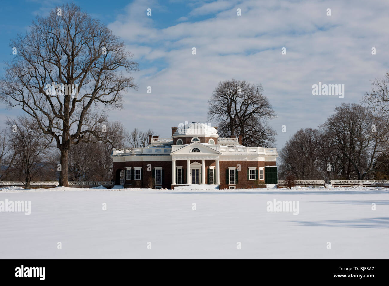Monticello, home of Thomas Jefferson, Charlottesville, Virginia, USA ...