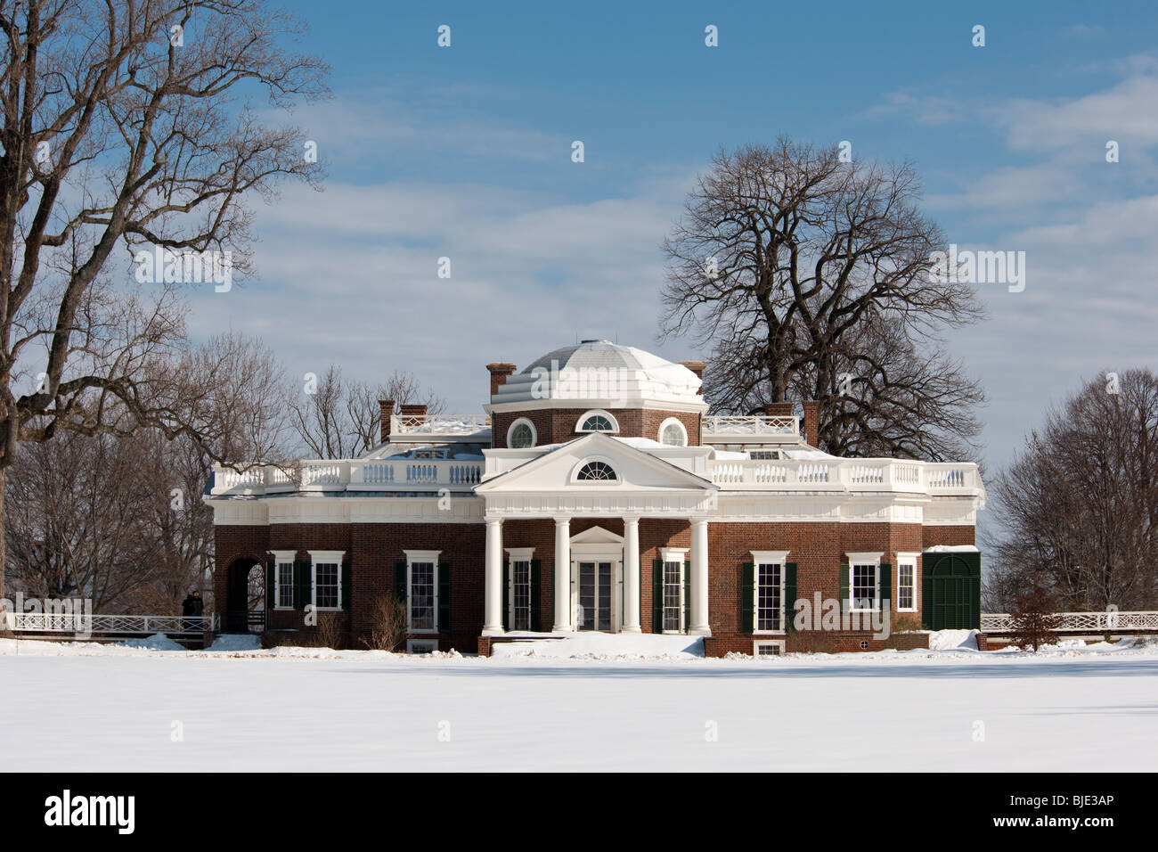 Monticello, home of Thomas Jefferson, Charlottesville, Virginia, USA ...