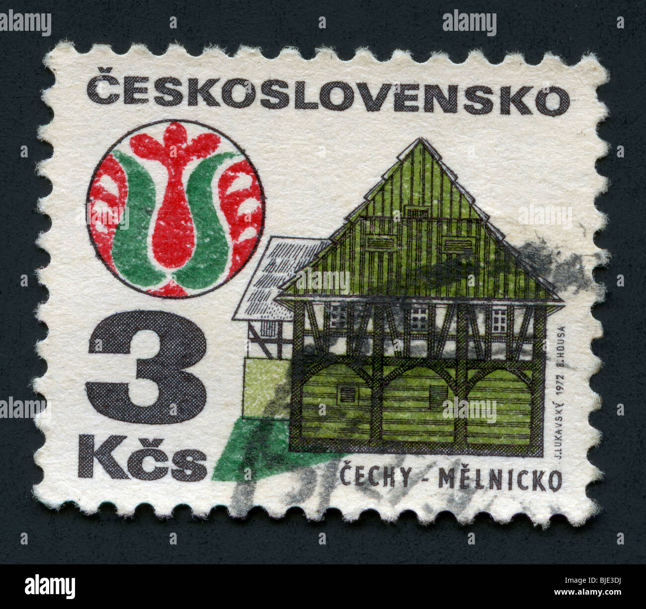 Czech postage stamp hi-res stock photography and images - Alamy