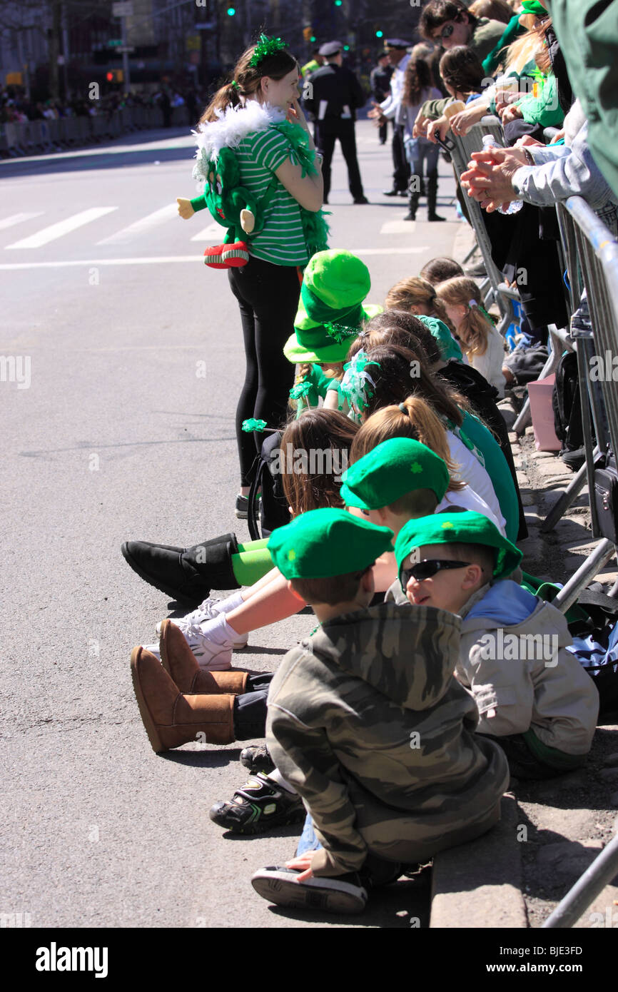 Children Watching Parade Stock Photos & Children Watching Parade Stock ...