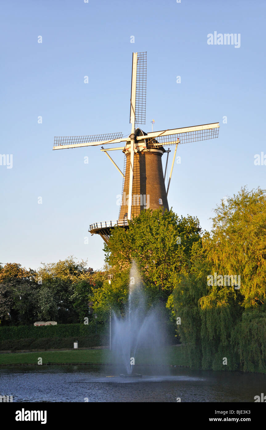 Molen de Valk, windmill museum in Leiden, Netherlands Stock Photo - Alamy