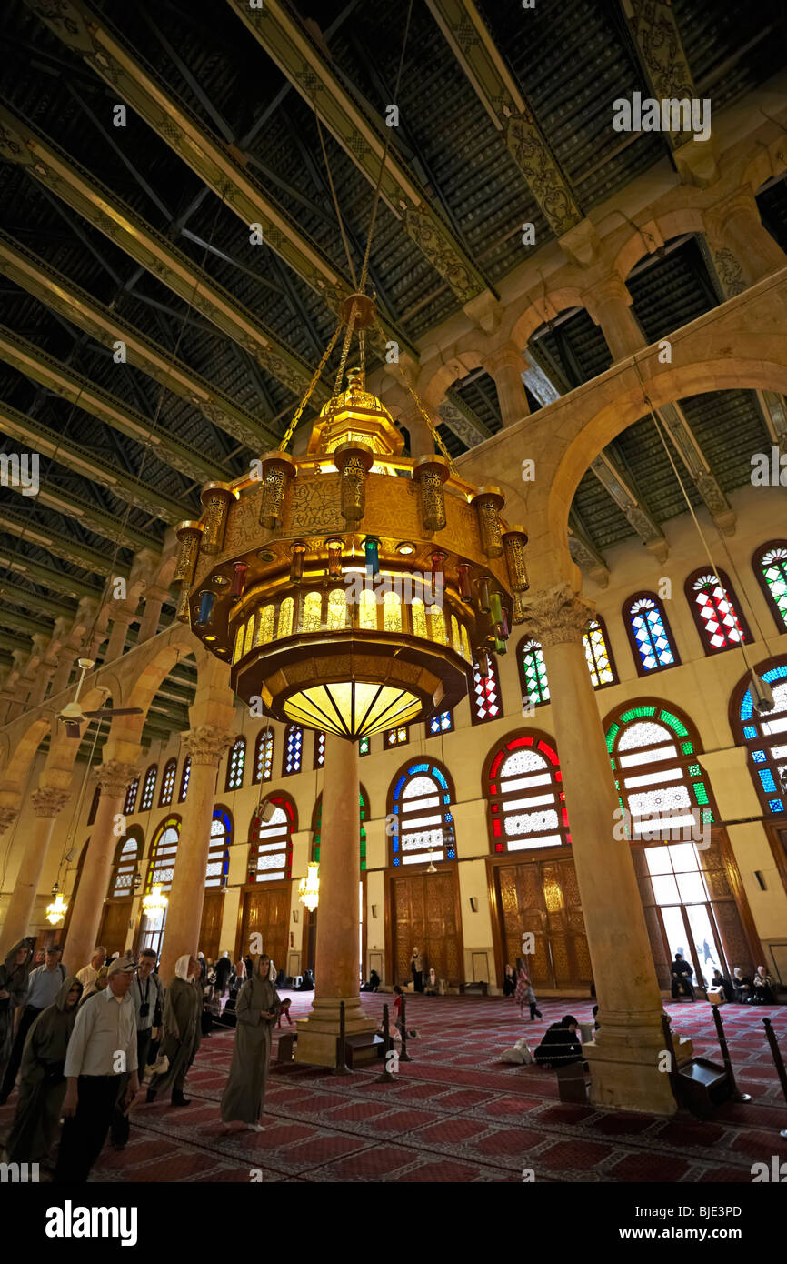 Chandelier in prayer hall hi-res stock photography and images - Alamy