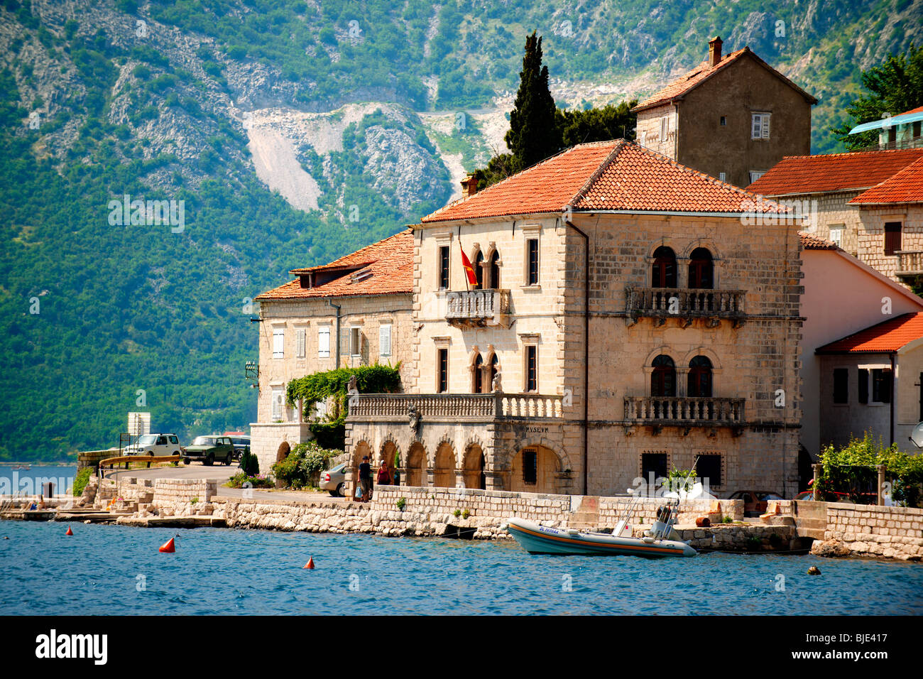 Perast Museum, Kotor Bay Montenegro Stock Photo, Royalty Free Image ...