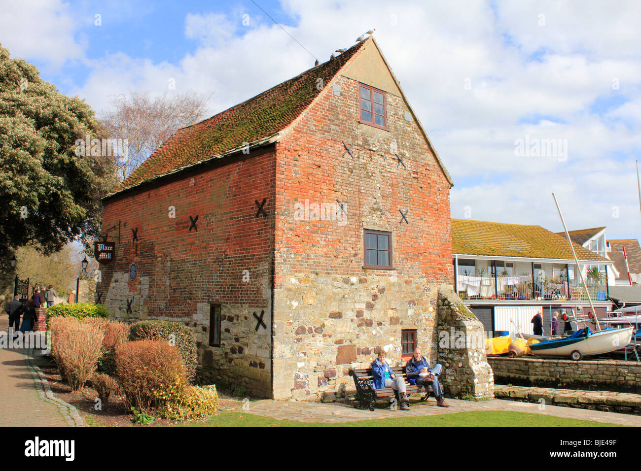 old mill town of christchurch dorset england uk gb Stock Photo - Alamy