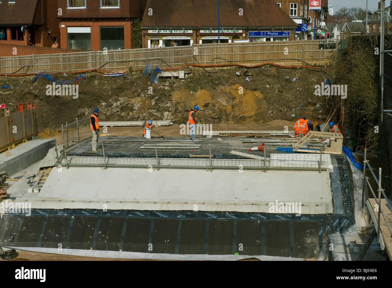 the former building and construction site of Tesco at Gerrards Cross ...