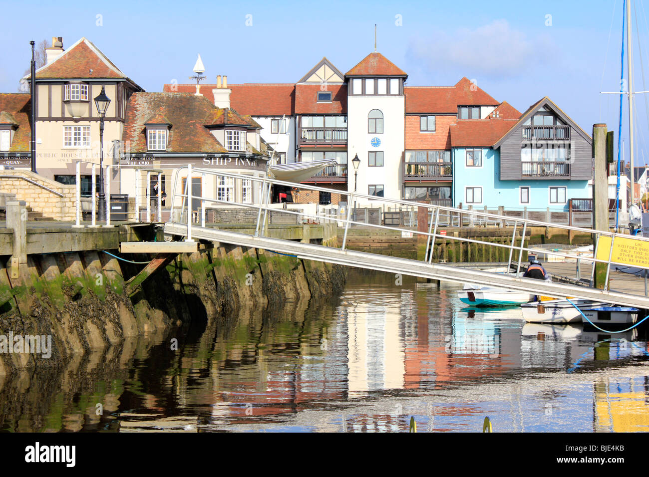 Lymington new forest town centre hampshire england uk gb Stock Photo ...