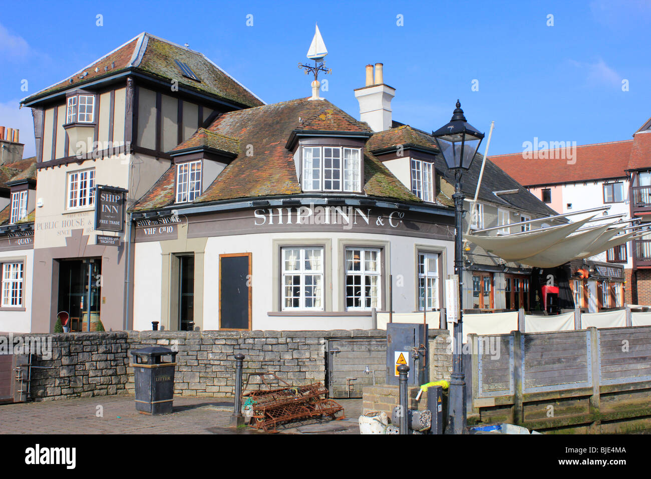 Lymington new forest town centre hampshire england uk gb Stock Photo ...