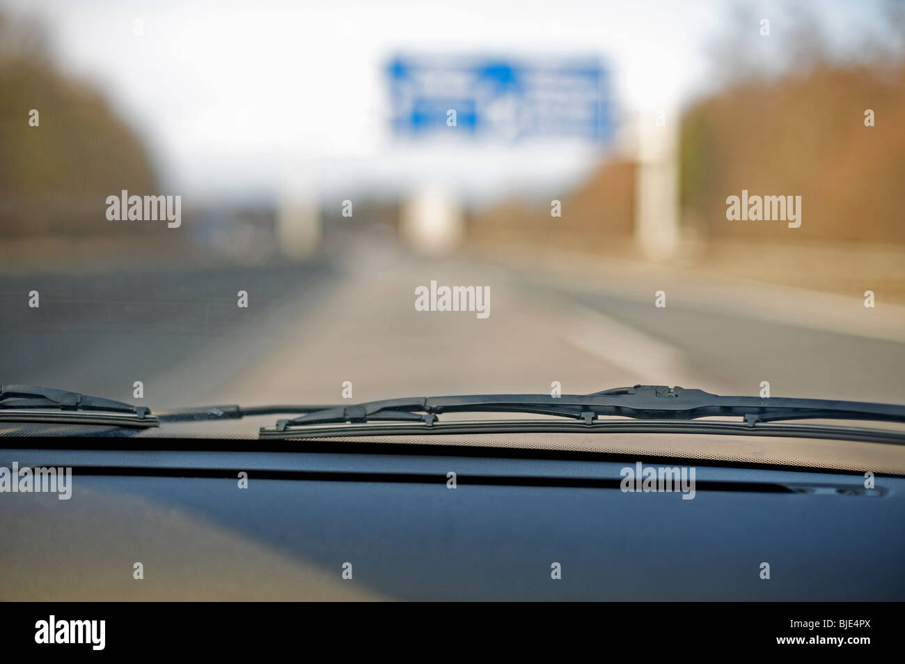Autobahn sign hi-res stock photography and images - Alamy