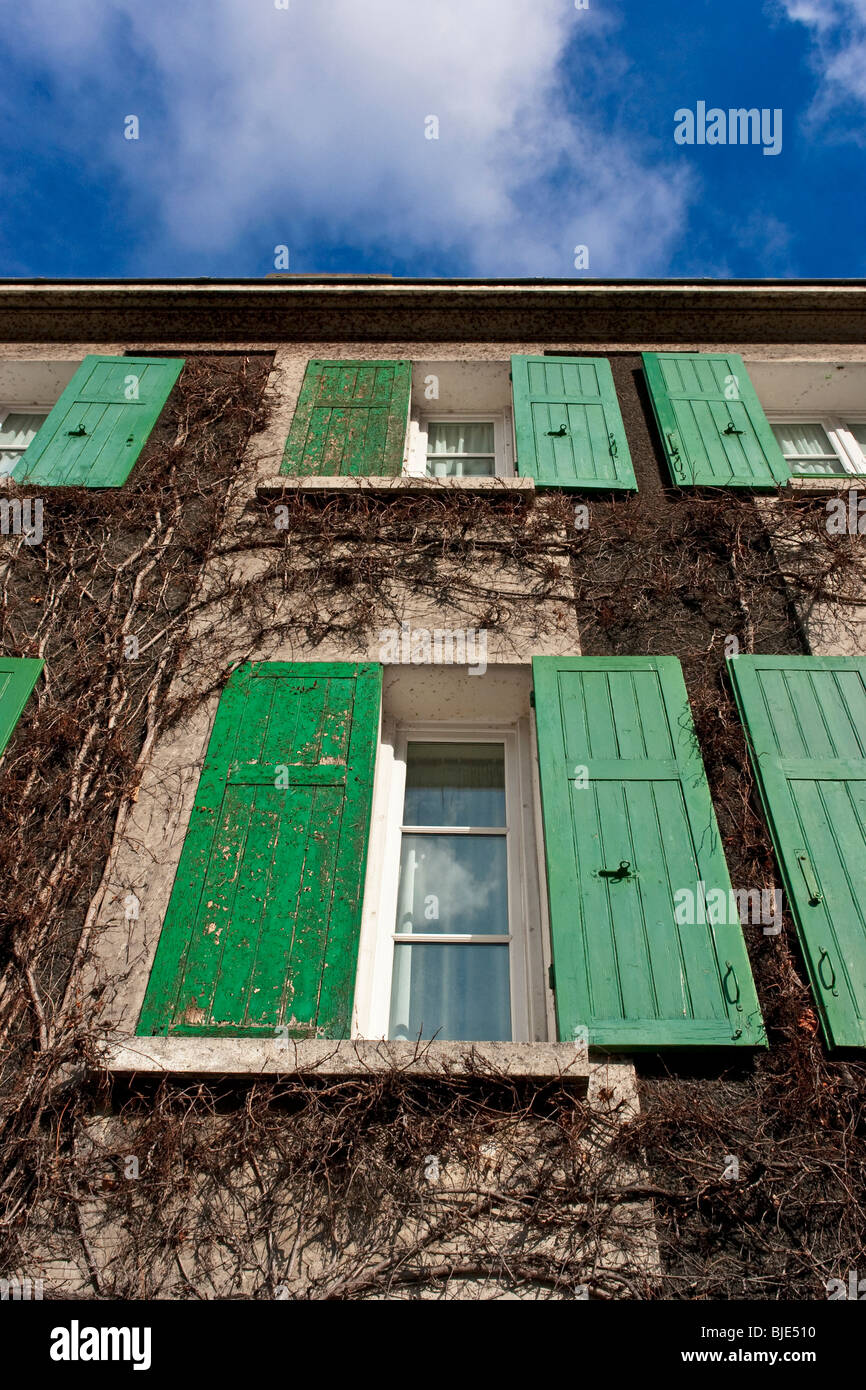 French shutters hi-res stock photography and images - Alamy