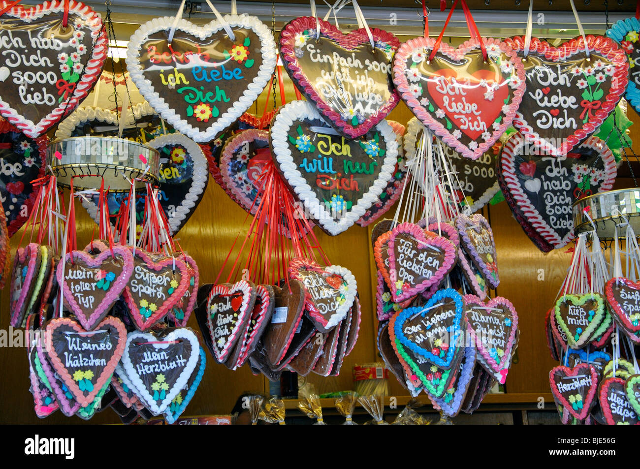 German heart gingerbread cookies hi-res stock photography and images ...