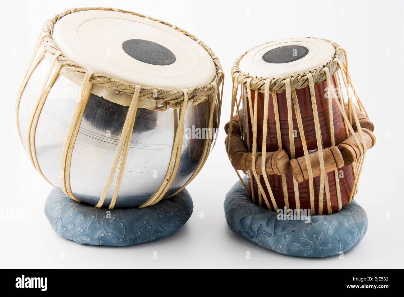 indian drum isolated on white background Stock Photo - Alamy