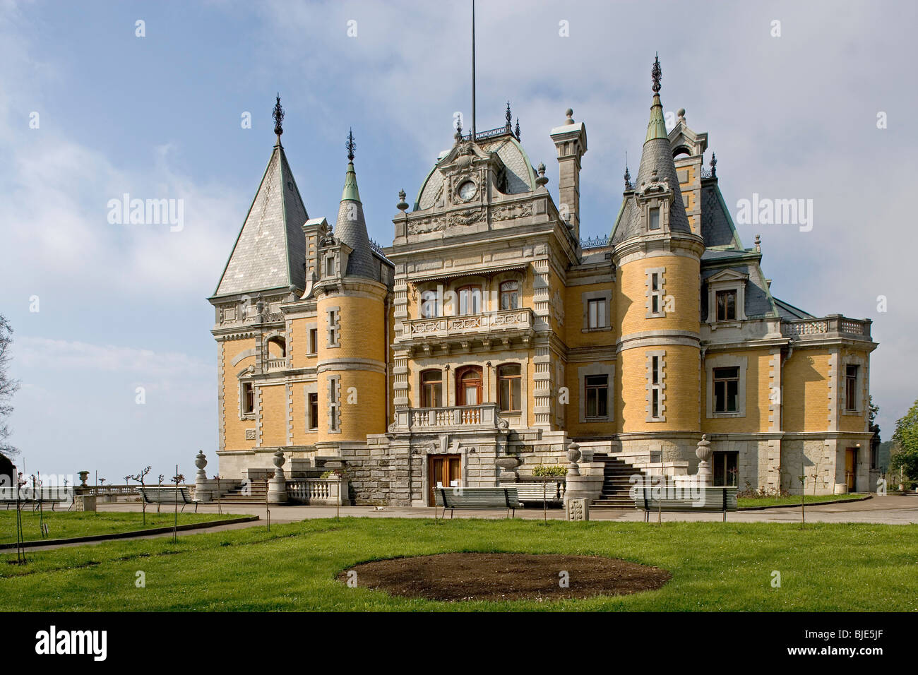 Ukraine,Crimea,Yalta-Massandra,palace of tsar Alexander III Stock Photo ...
