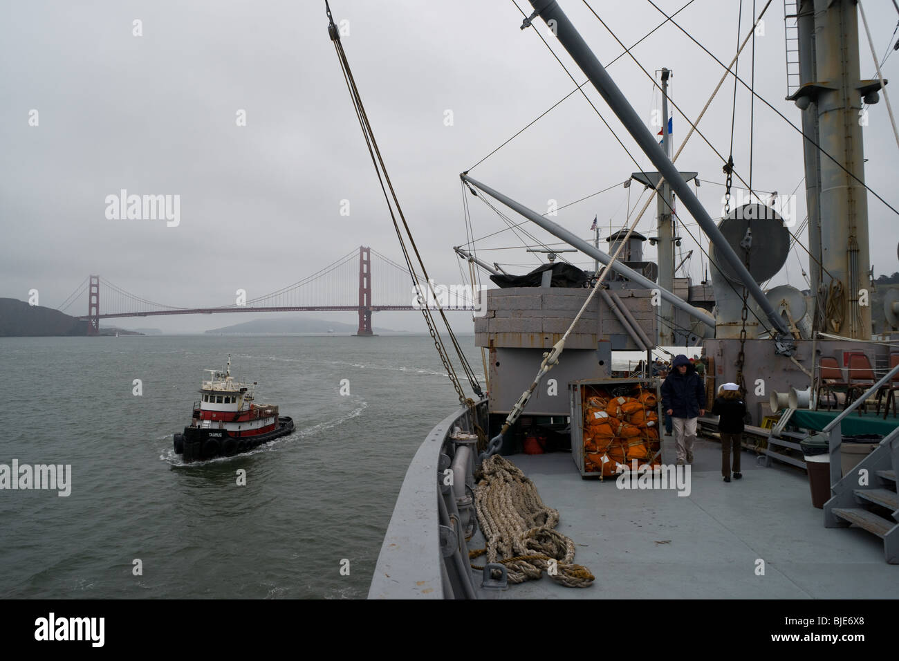 The restored Liberty Ship S.S. Jeremiah O'Brien departs San Francisco ...