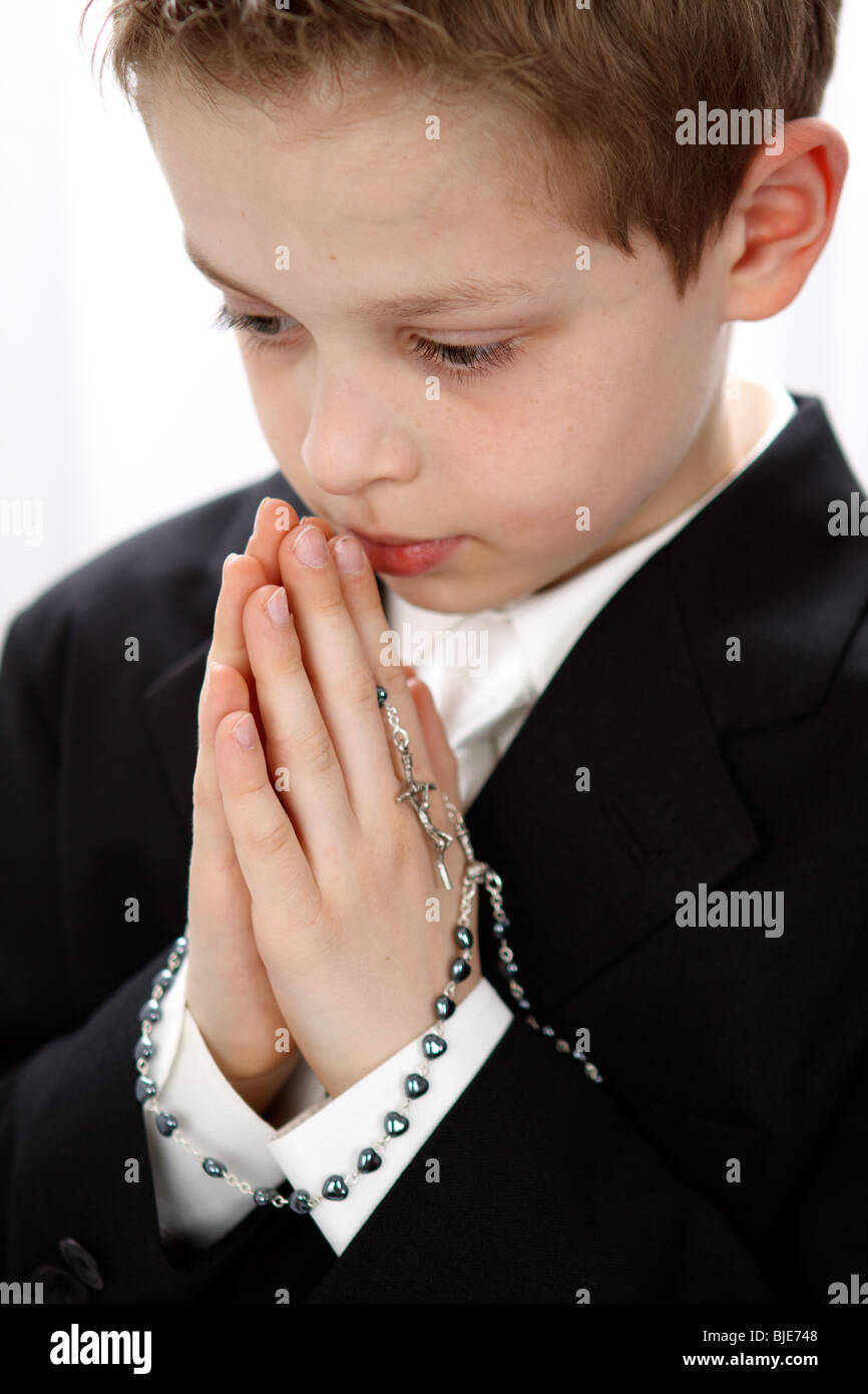 Face of first communion hi-res stock photography and images - Alamy