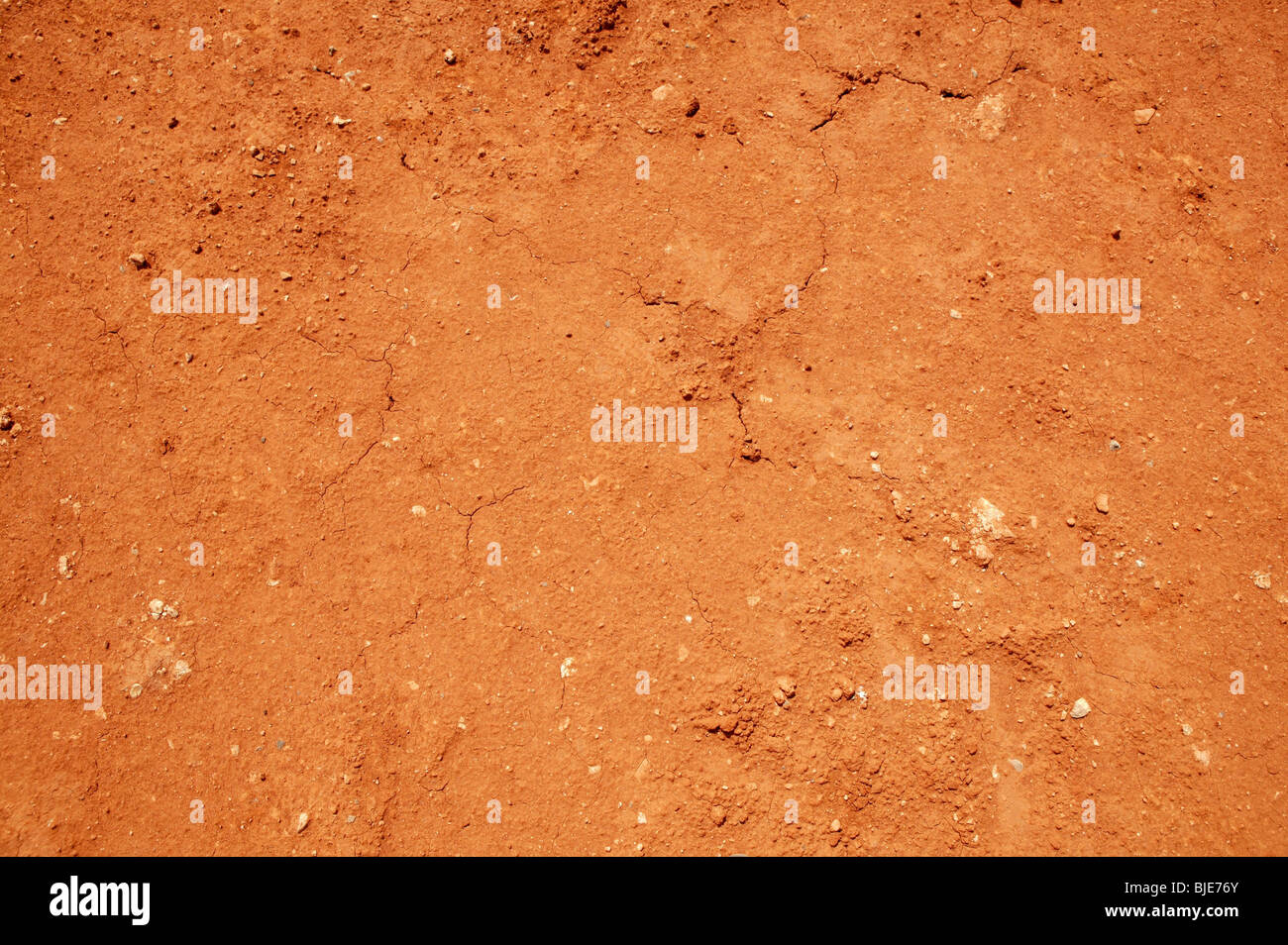 Red soil texture background, dried clay surface Stock Photo - Alamy