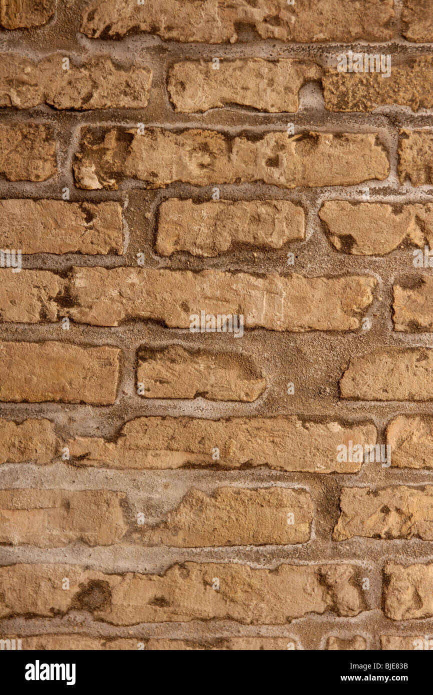 aged bricks brown background wall pattern texture Stock Photo - Alamy
