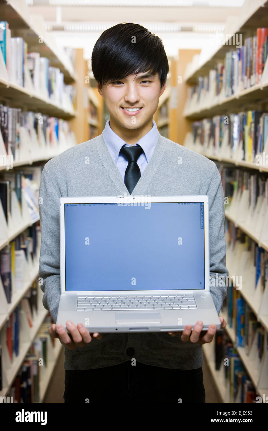 man in the library Stock Photo - Alamy