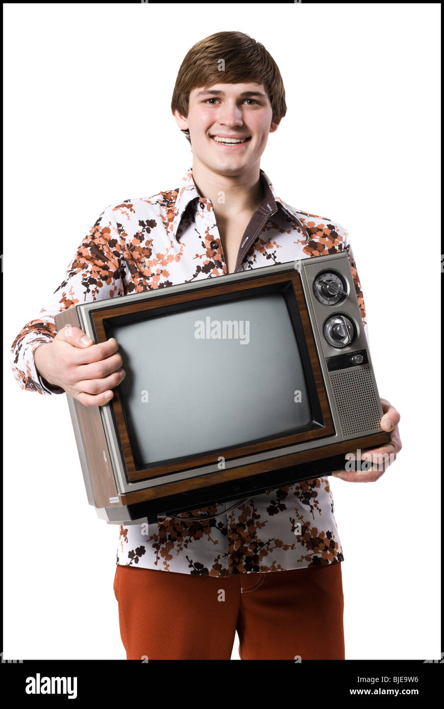 man in retro clothing Stock Photo - Alamy