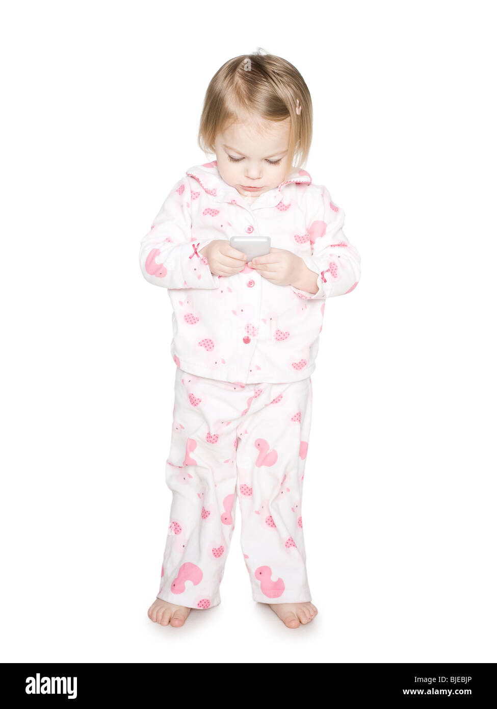 little girl in pajamas Stock Photo - Alamy