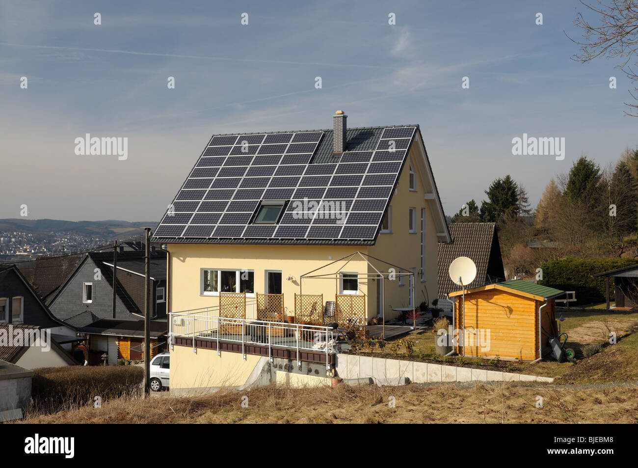 Solar energy house germany hi-res stock photography and images - Alamy