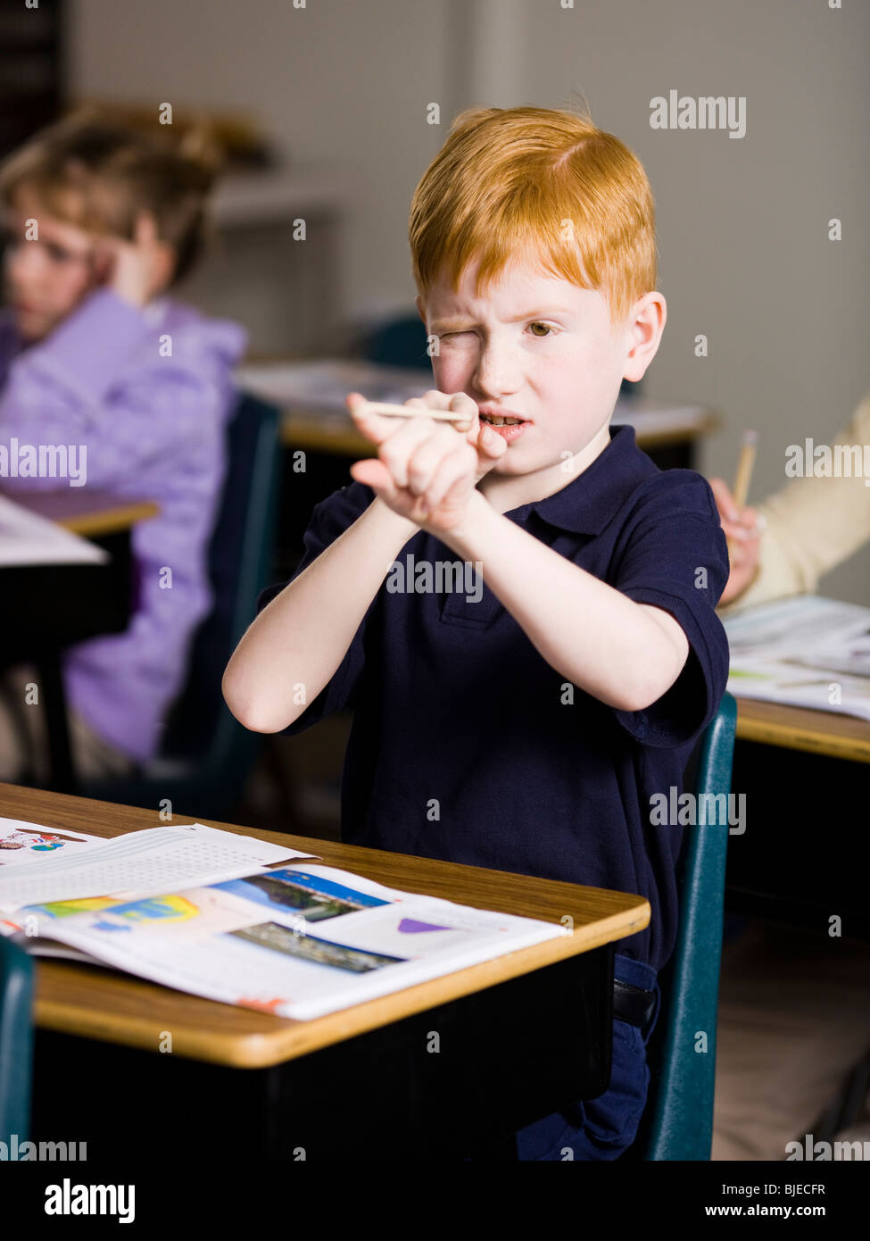 children at school Stock Photo - Alamy