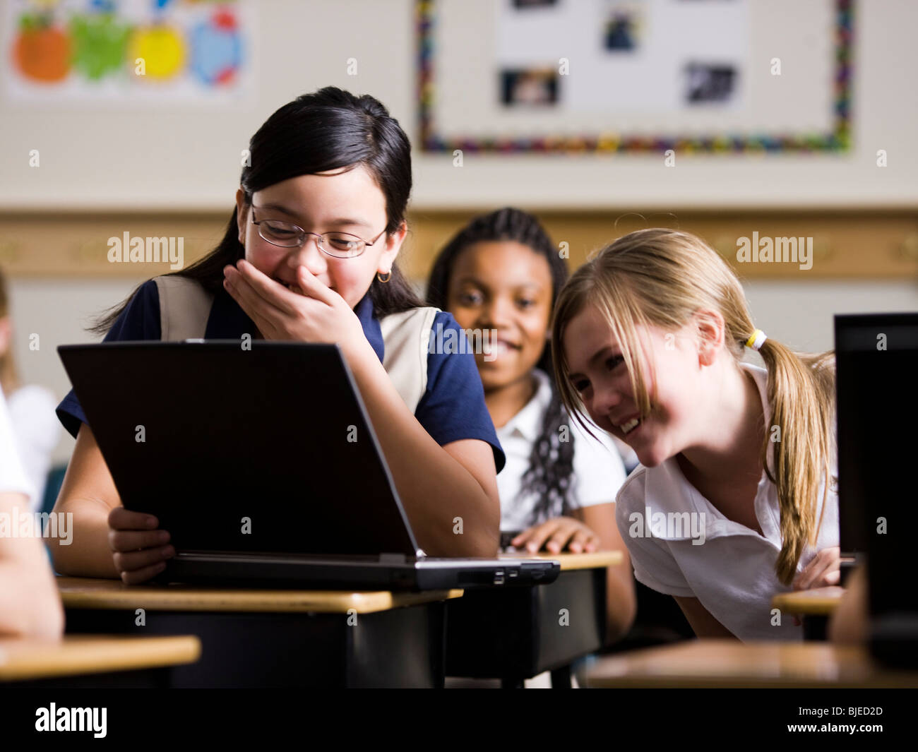 children at school Stock Photo - Alamy